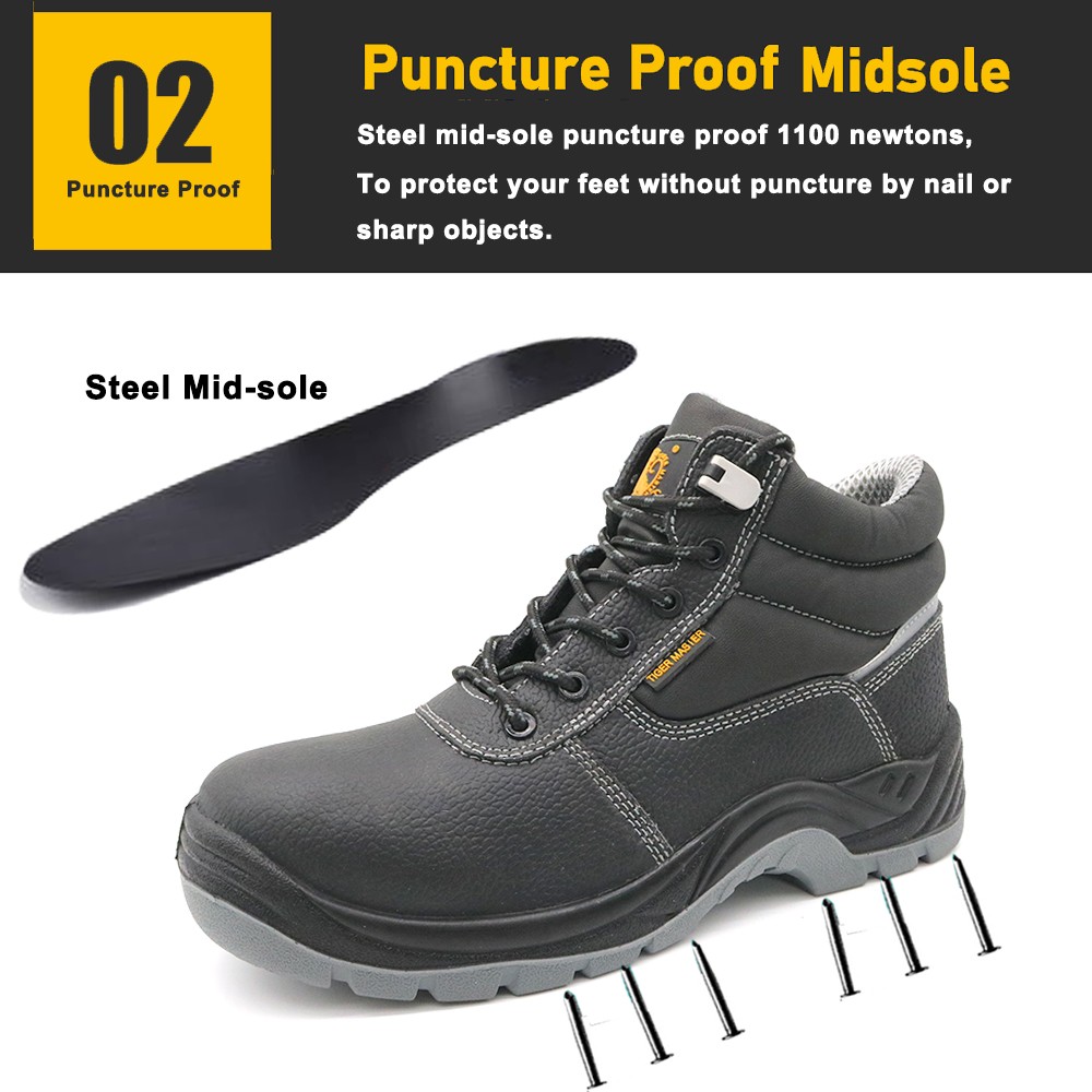 Tiger Master Steel Toe Industrial Safety Boots for Men - Buy safety ...