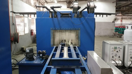 LPG Cylinder Zinc Metalizing Machine with Four Spraying Torchs