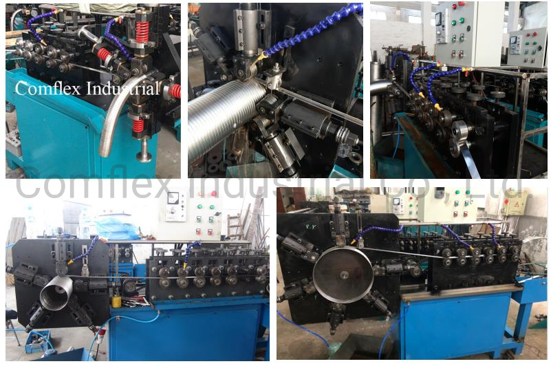 Galvanized/Stainless Steel Stripwound/Interlock Hose Forming Machine~