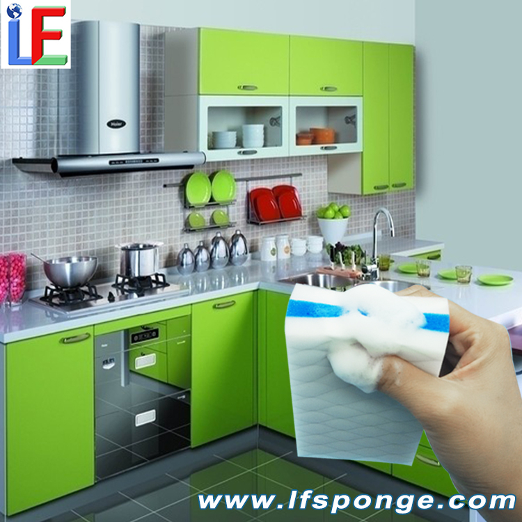 Wholesale Magic Kitchen Cleaning Sponge Compound PU Inbuilt Soap , Soap ...