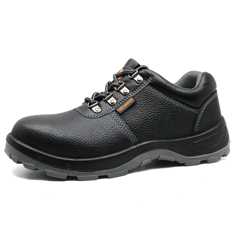 Anti Slip Black Leather Steel Toe Safety Work Shoes for Men - Buy ...