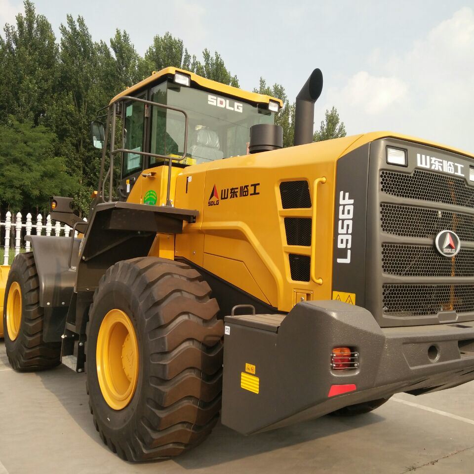 Shandong Lingong 5t Wheel Loader LG956L for Mining, Rock or Coal from ...