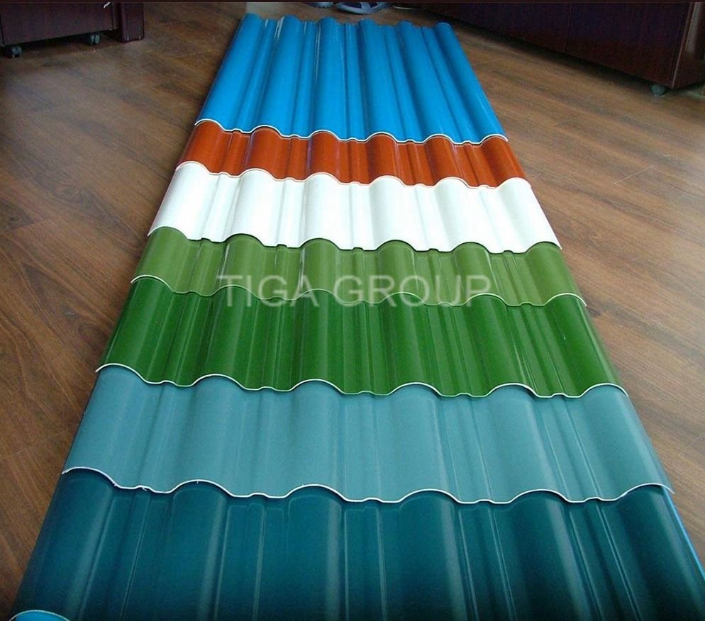 Ibr Metal Wave Galvanized Steel Sheet / Glazed Roof Tiles