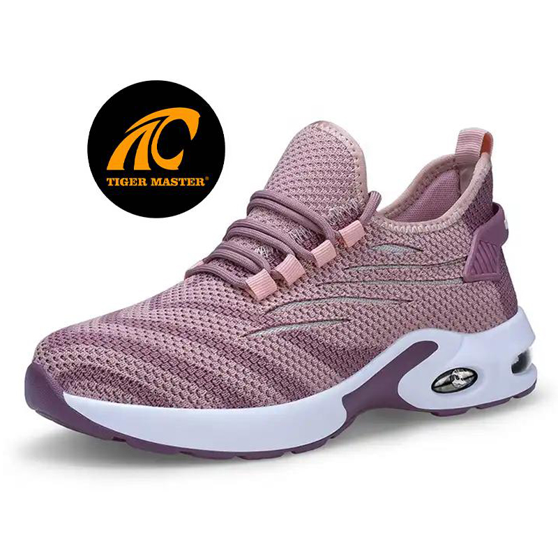 Air Cushioned Steel Toe Pink Women Safety Shoes - Buy pink safety shoes ...