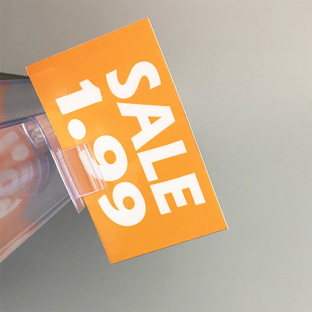 Flag Shelf Sign Gripper SG-C03 - Buy channel price tag for supermarket ...