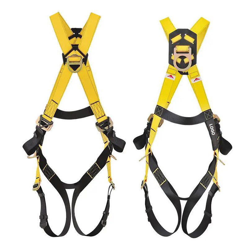ANSI Z359.11 Certified Anti-falling Safety Full Body Harness with 4 ...