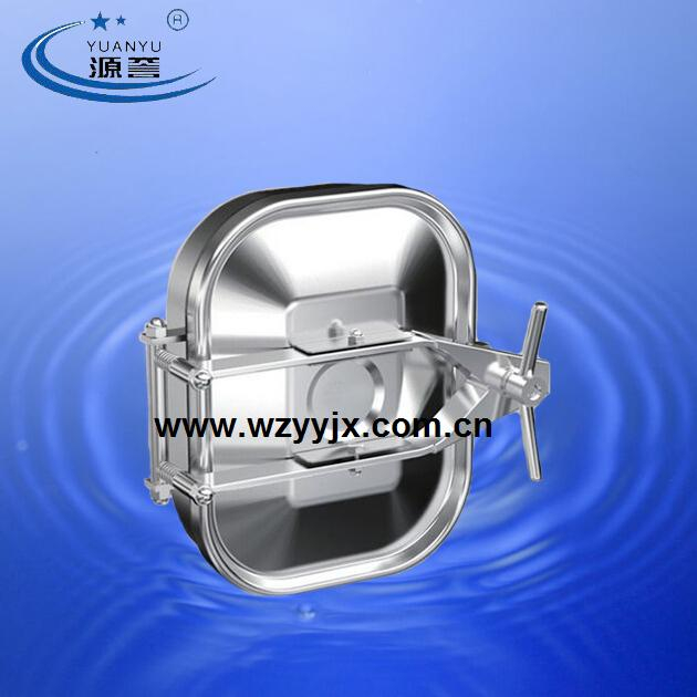 Stainless Steel Square Tank Manway - Buy Rectangular Side Manway Door ...