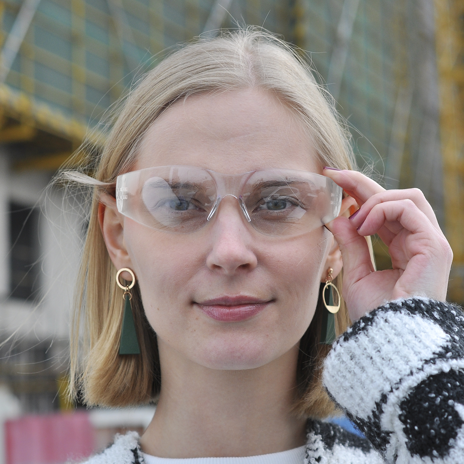 CE EN 166F And ANSI Z87.1 Clear PC Lens Lab Anti Scratch Safety Goggles ...