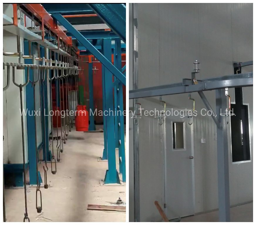 Precision Space-Saving Layouts Powder Coating Spray Booth for LPG ...