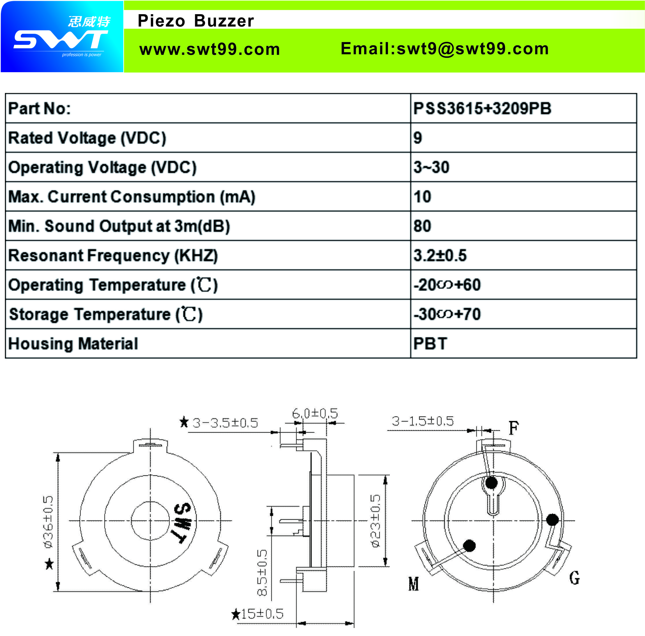 Buzzer,Piezo element,Piezo Atomizer,Ultrasonic series-Dongguan SWT ...