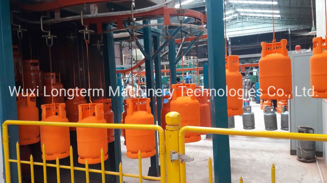 Electrostatic Spraying Painting Production Line for LPG Gas Cylinder ...