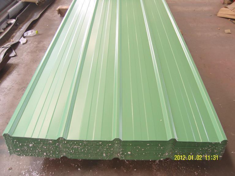 Ral Code Color Coated Galvanized Corrugated Steel Roofing Sheet