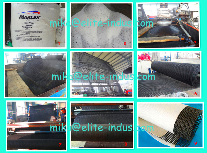 Tri-dimension Geocomposite Geonet For Drainage - Anhui Elite Industrial ...
