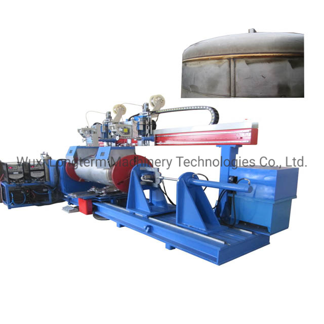 LNG / LPG Gas Cylinder / Cryogenic Storage Tank Longitudinal Welder ...