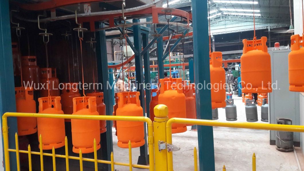 Electrostatic Spraying Painting Production Line for LPG Gas Cylinder ...