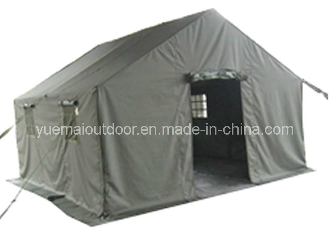 Frame Army Tent with Cotton Canvas - Buy Army Tent, Relief Tent ...