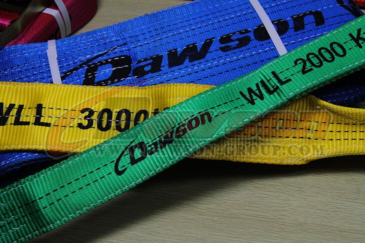 WLL 1 Ton Polyester Webbing Slings, 1000kg Webbing Sling, Flat Web ...