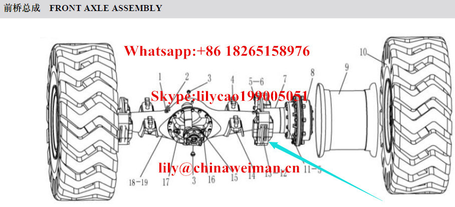 Sdlg LG933L LG936L LG938L LG956L LG958L LG968 Wheel Loader Parts Brake ...