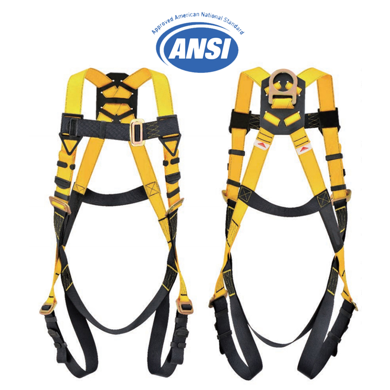 ANSI And CSA Verified Full Body Fall Protection Safety Harness - Buy ...