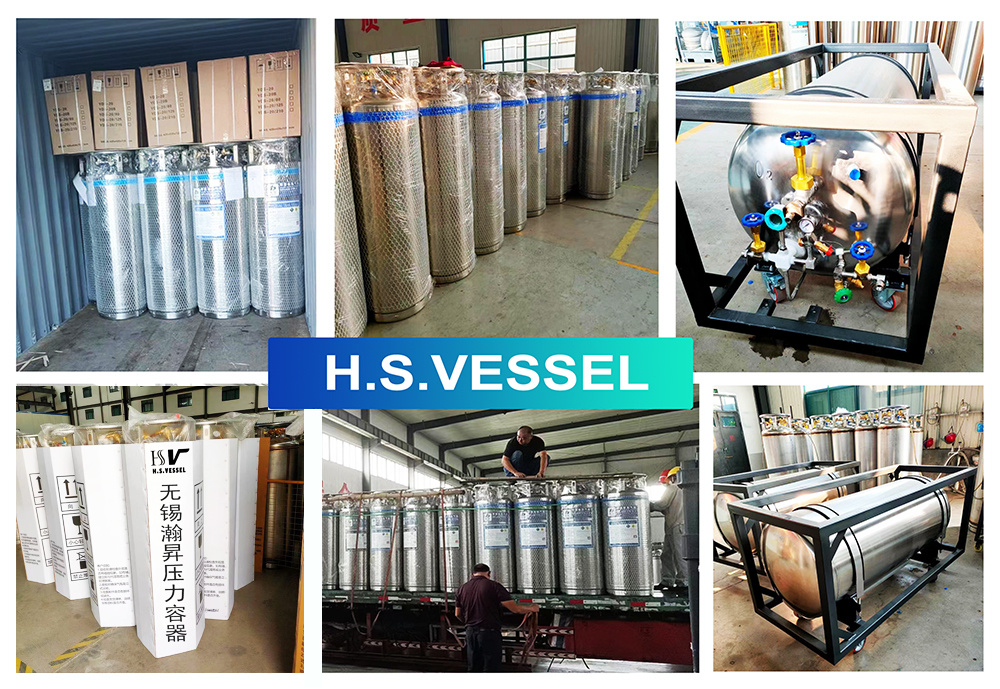 Liquid Oxygen/Nitrogen/Argon/CO2 Storage Tank Dewar Cryogenic Gas ...
