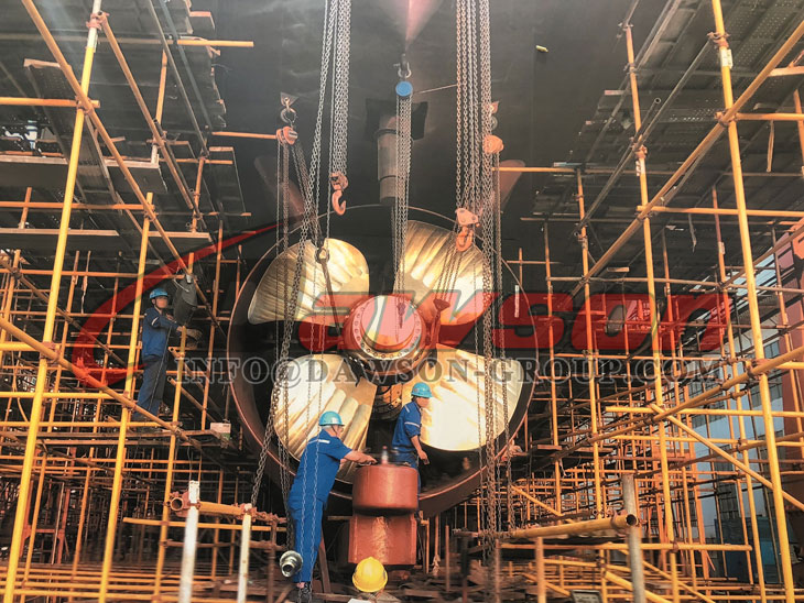 100T Chain Hoist, 100000kg Chain Block, Heavy Duty Manual Chain Pulley ...