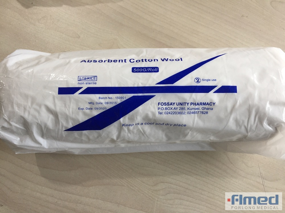 Medical Absorbent Cotton Wool Roll 500g 100 % Pure Cotton from China ...