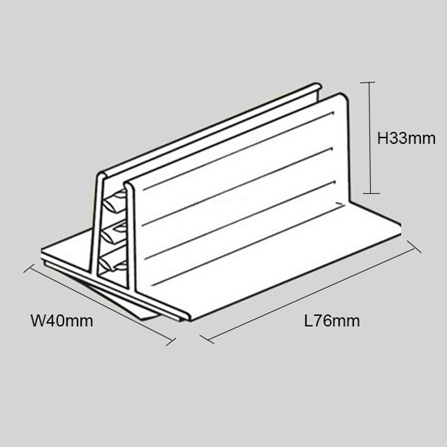 Wide Base Adhesive Sign Gripper Base W40mm SG-C16M - Buy PVC gripper ...