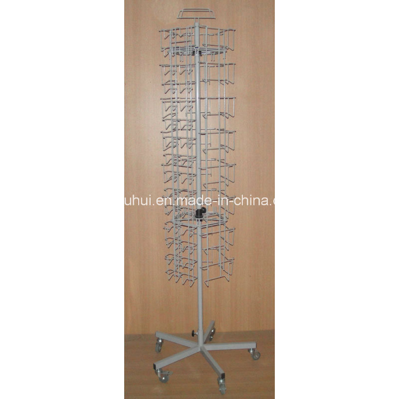 5 Sided Floor Rotating Card Stand (PHY2026) - Buy Rotating Card Stand ...