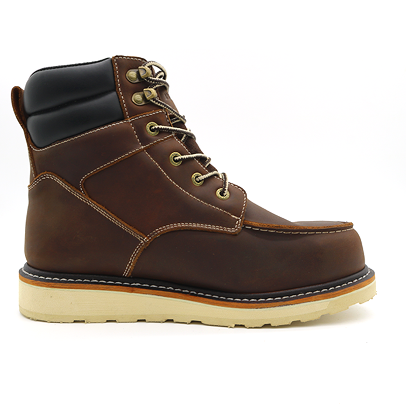 6 Inch Goodyear Safety Leather Boots Waterproof Work Boots - Buy ...