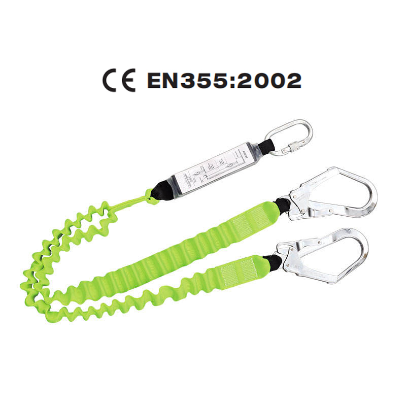 CE EN355 Fall Protection Energy Absorber Safety Lanyard with Custom ...