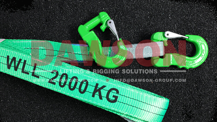 WLL 10 Ton Polyester Webbing Slings,10000kg Flat Web Lifting Slings ...
