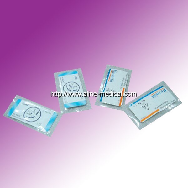 Spring double eyes needle