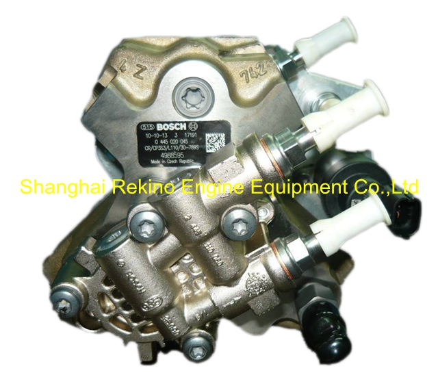 4988595 0445020045 BOSCH common rail fuel injection pump for Cummins ...