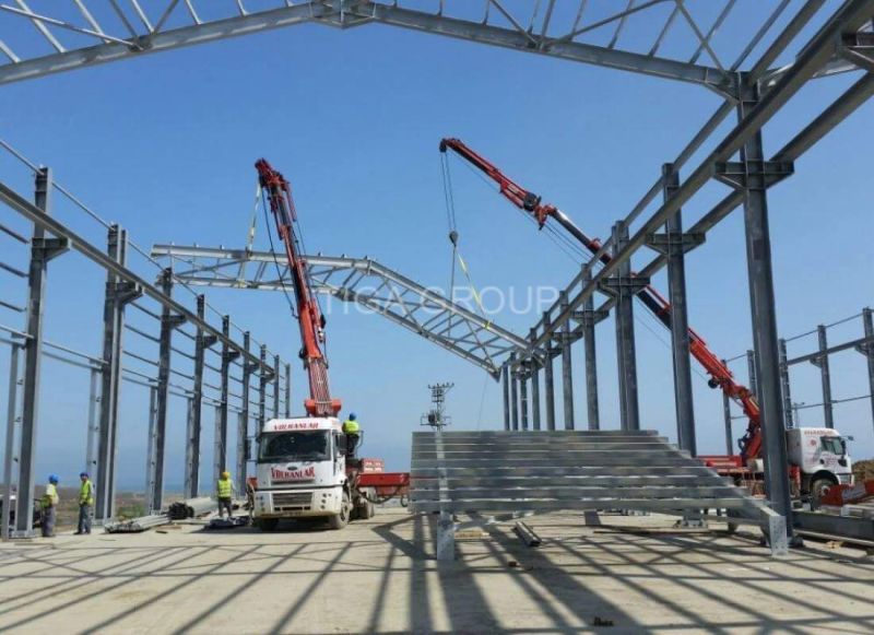 Easy Assembly Steel Portal Frame Prefabricated Warehouse