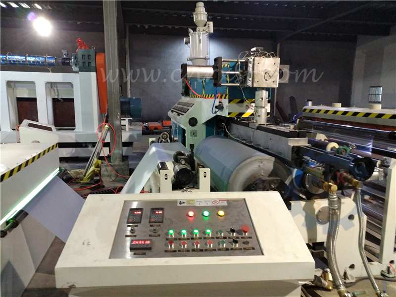 EVA extrusion coating machine with UV device for PET card protection ...