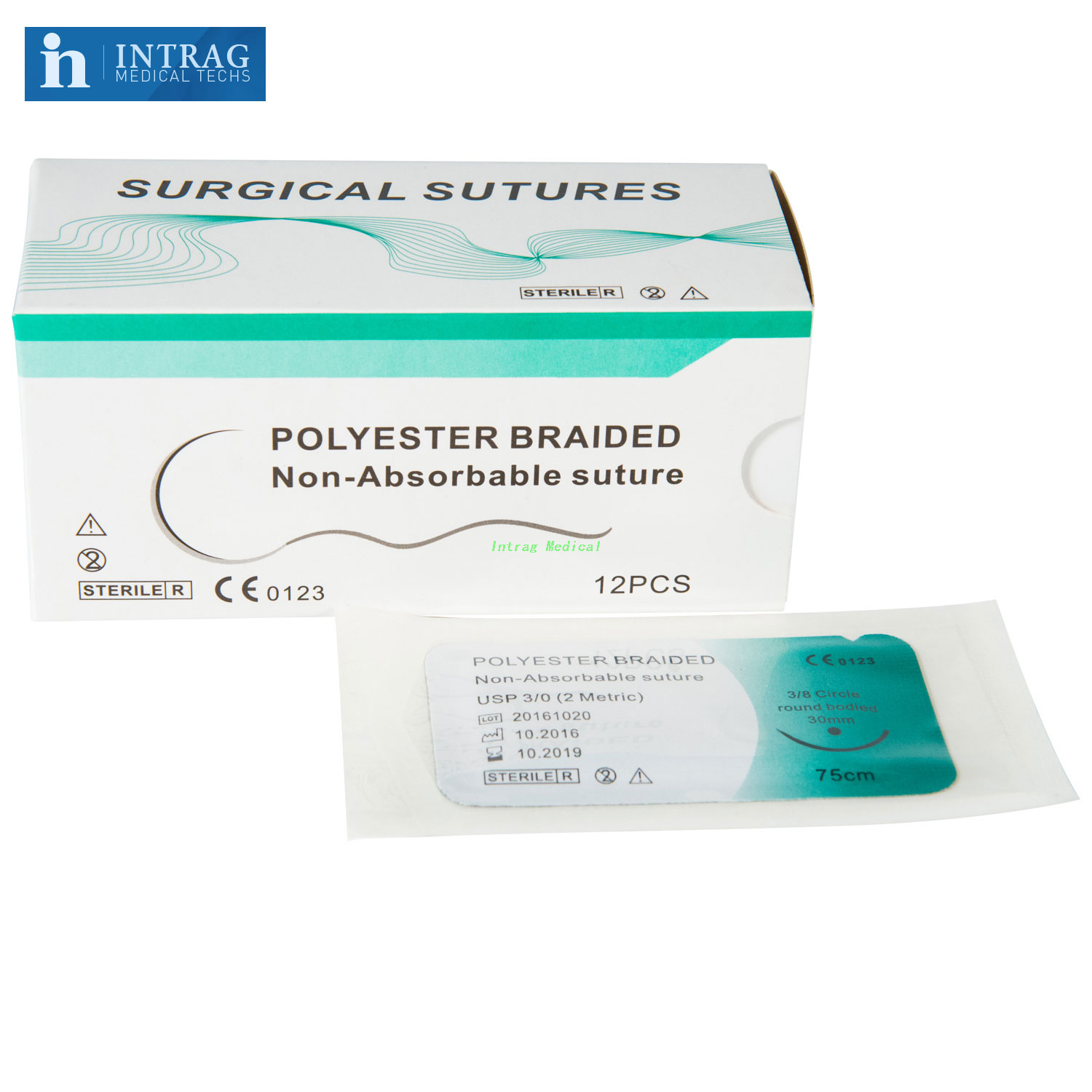 Polyester (Braided) Suture - Buy Product on Shanghai Intrag Medical ...
