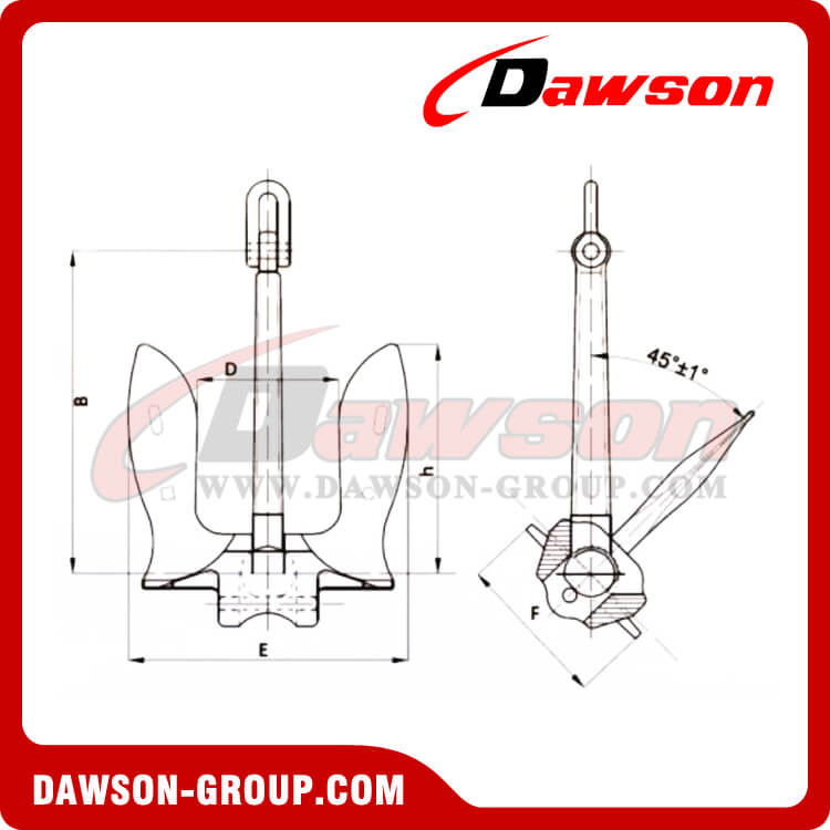 U.S. Navy Type Anchors, U.S.N. Stockless Anchors - China Manufacturer ...