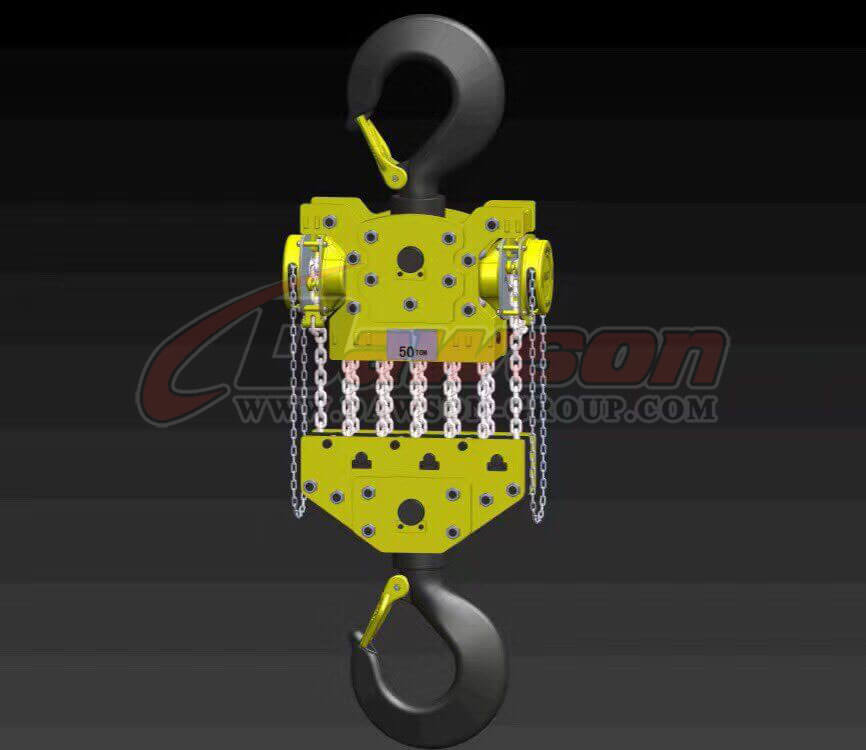 100T Chain Hoist, 100000kg Chain Block, Heavy Duty Manual Chain Pulley ...