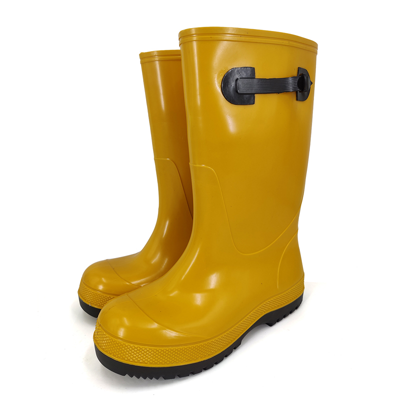 Anti Slip Non Safety PVC Yellow Slush Boots - Buy yellow slush boots ...