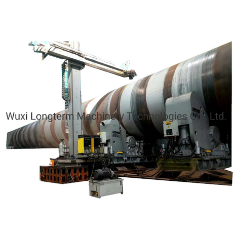Big Pressure Vessel Welding Fabrication Line, Pressure Vessel Saw ...