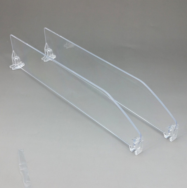 Plastic Supermarket Retail Shelf Acrylic Transparent Dividers Matched ...