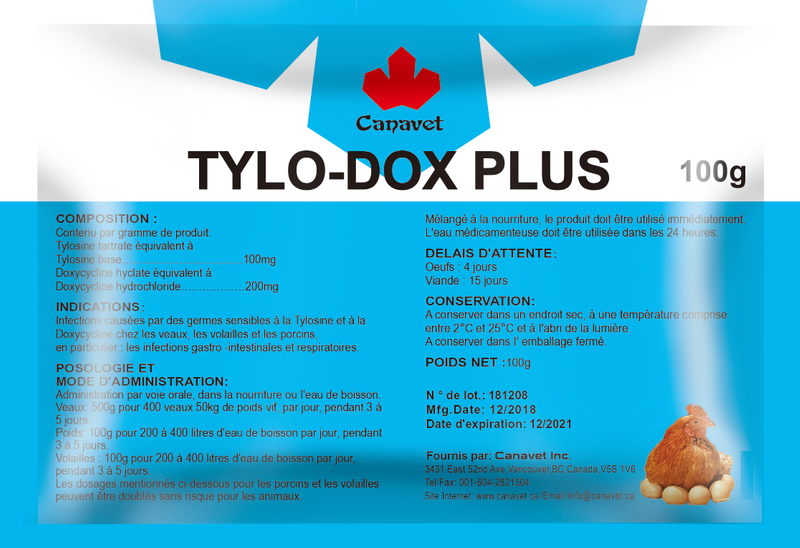 TYLO-DOX PLUS - Buy tylosine base, doxycycline HCL, For gastro ...