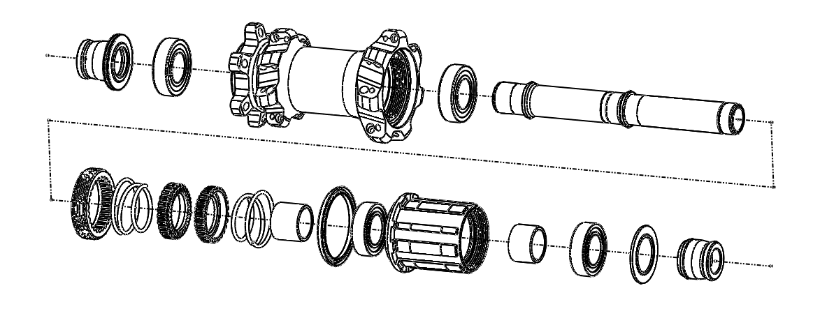 Customized MTB Boost Hub 15x110 12x148 Bicycle Hub