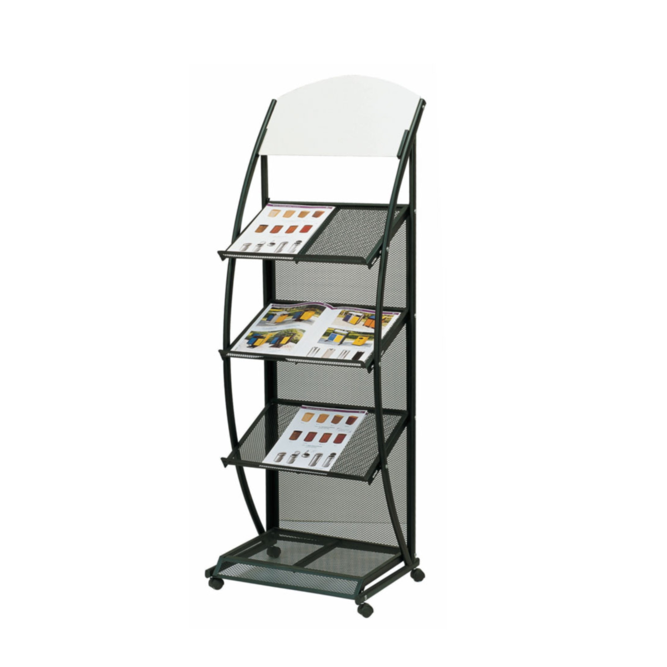 Black Color Information Rack for Lobby with Iron (CJ-40) - Buy ...