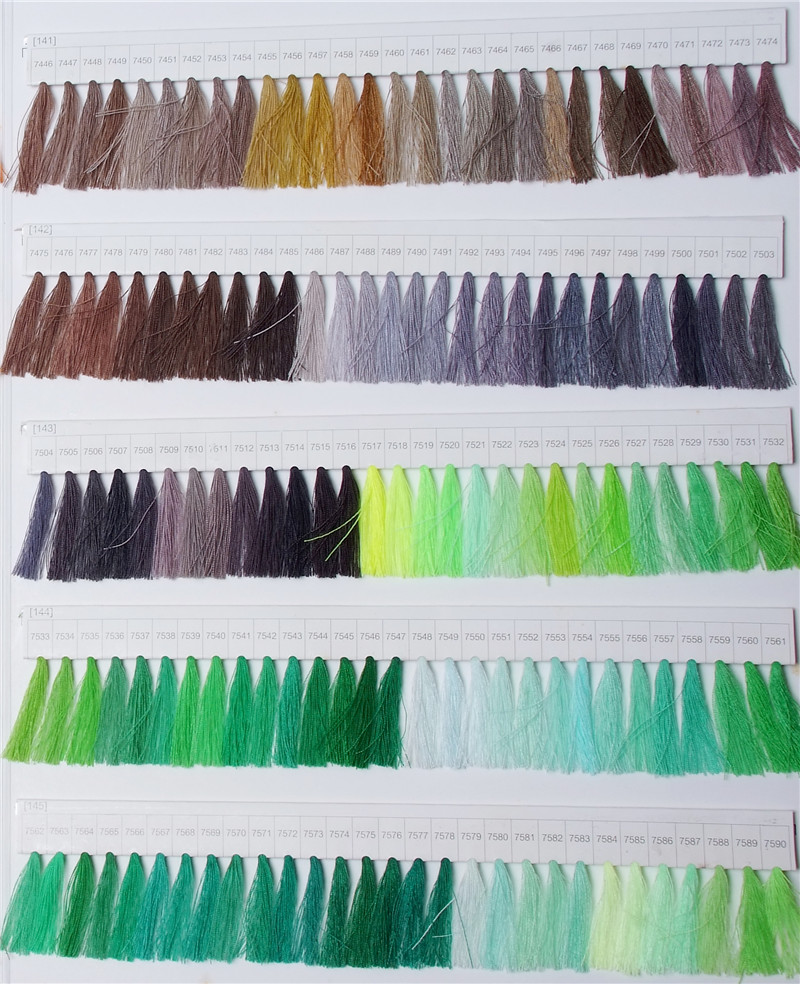 Sakura Brand Sewing Thread Card with 1680 Colors - Buy color card ...