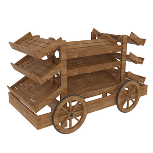 Wagon Style Display Cart - Buy Wagon Style Display Cart Product on ...