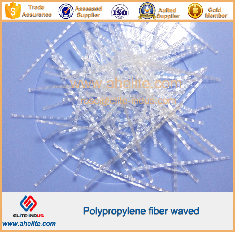 Polypropylene PP Fiber wave curved - Buy concrete fiber, polypropylene ...