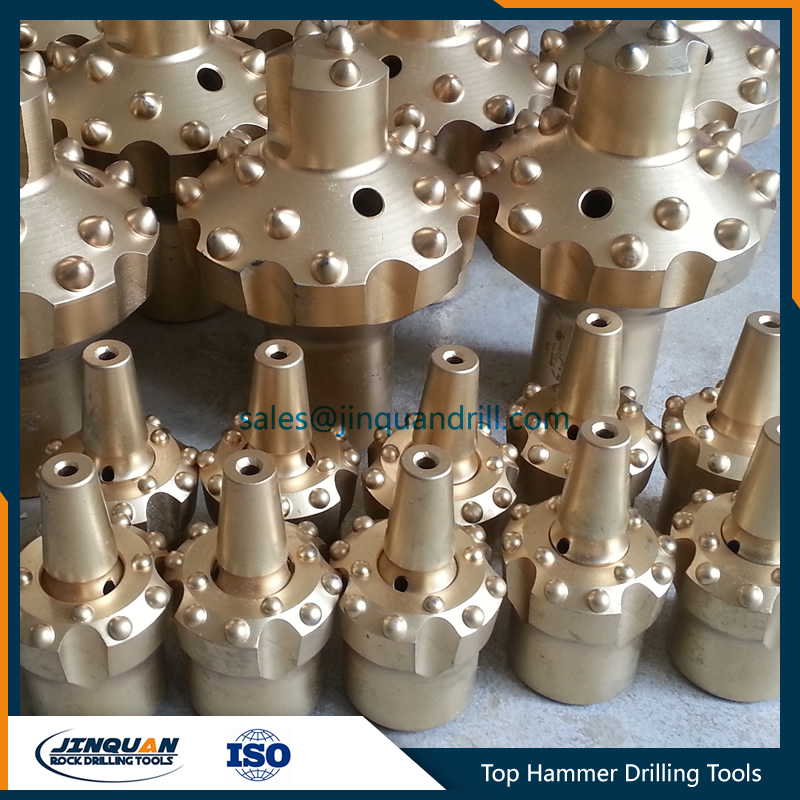 China button bits rock drilling tools Top hammer rock tools factory