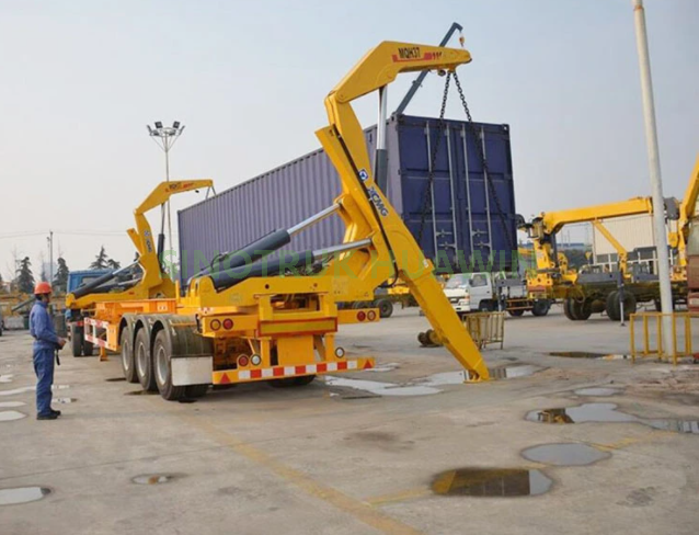 SINOTRUK Self Loading Crane Semi Trailer - Buy SINOTRUK Self Loading ...