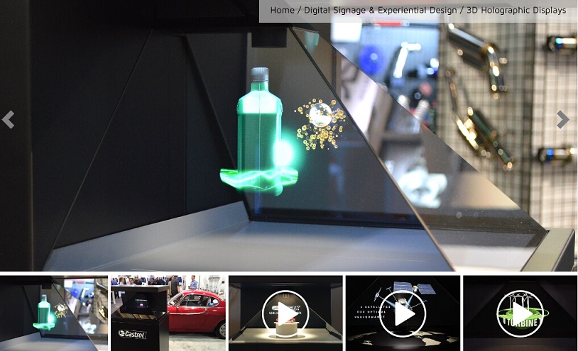 3d holographic display, 3d hologram display, pyramid hologram, 3d ...